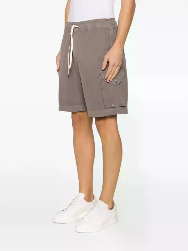 Brunello Cucinelli Cargo Shorts With Drawstring Fastening - Grey