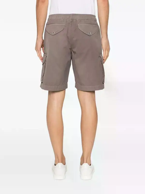 Brunello Cucinelli Cargo Shorts With Drawstring Fastening - Grey