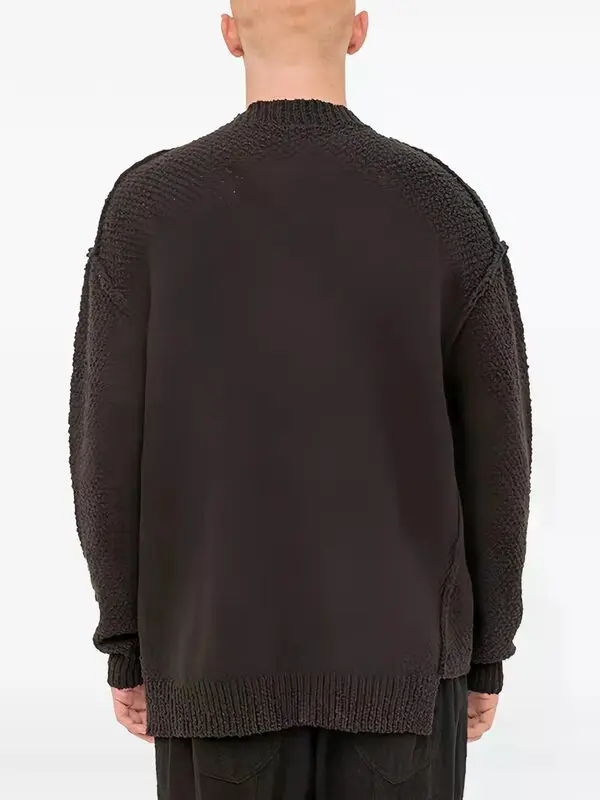 THE VIRIDI-ANNE Crew-neck Long Sleeve Sweater