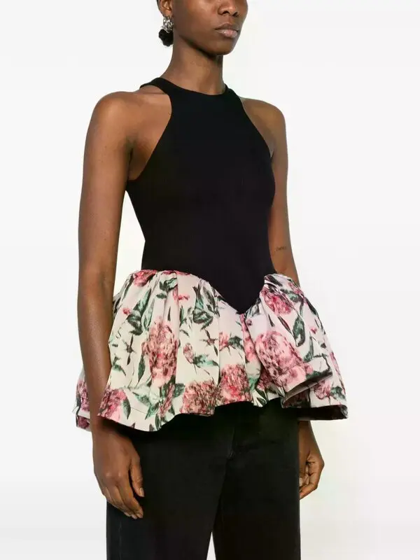 MARQUES' ALMEIDA Brocade Peplum Blouse