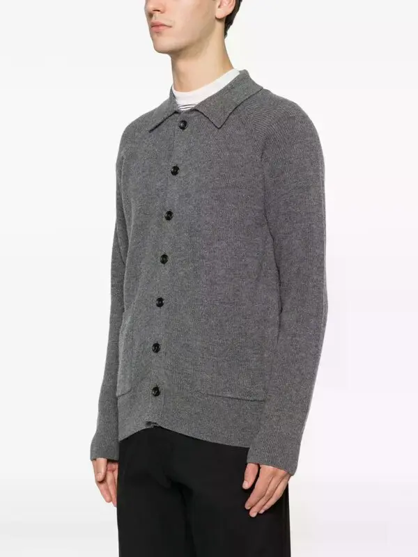 HOSIO Polo-collar Cardigan