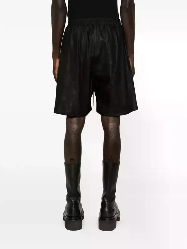 Rick Owens Boxers Drawstring Split Shorts - Black