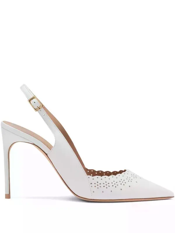 MALONE SOULIERS Leather Slingback Pumps