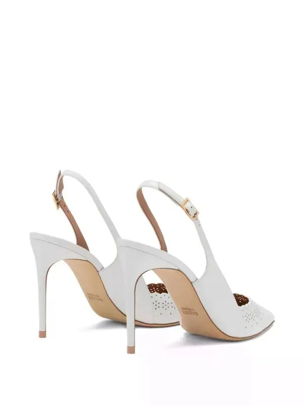 MALONE SOULIERS Leather Slingback Pumps