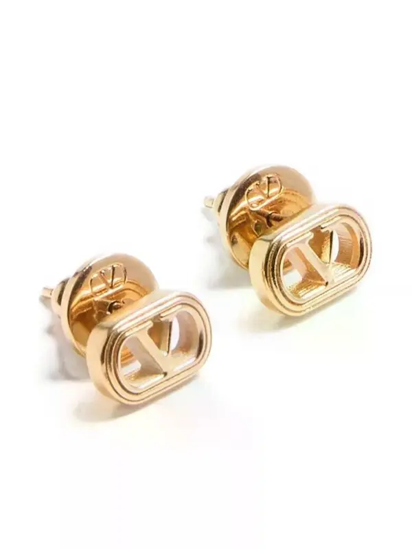 Valentino Garavani Ovalette Vlogo Signature Earrings
