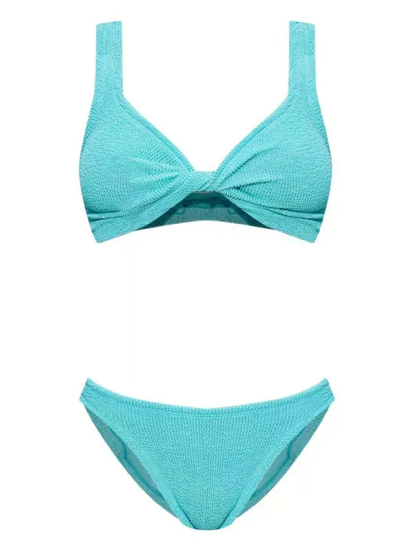 Hunza G Juno Crinkle Bikini - Blue