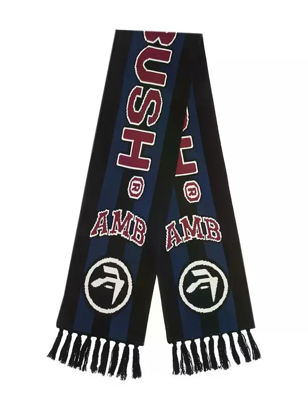 AMBUSH Fringed-edge Scarf - Black
