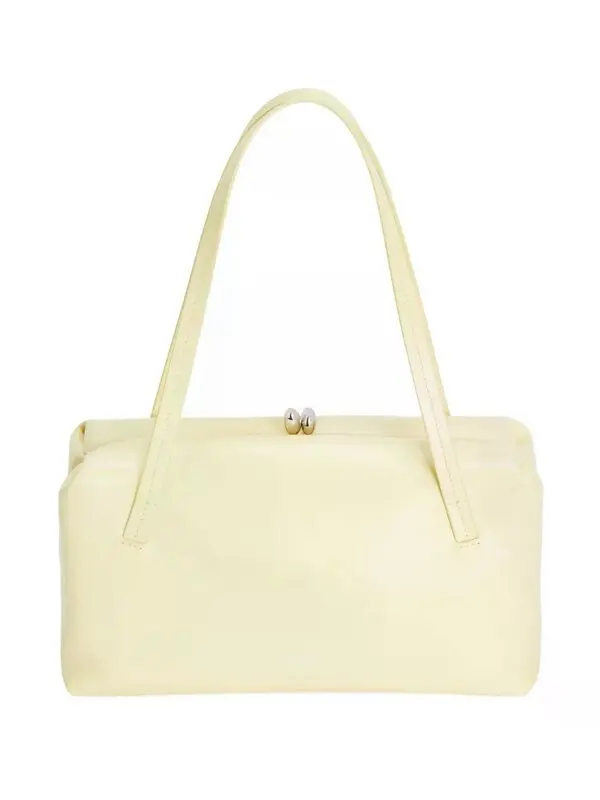 JIL SANDER Small Goji Embossed Frame Leather Tote