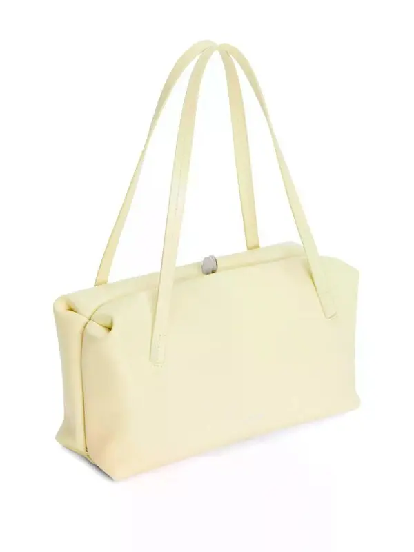 JIL SANDER Small Goji Embossed Frame Leather Tote