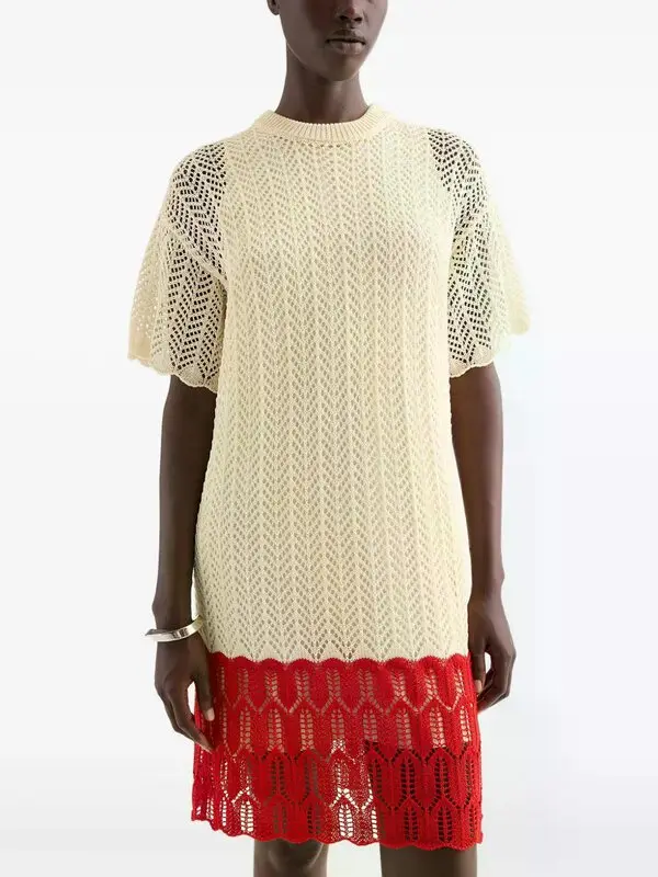 jil sander knit dress Pointelle-detail Knitted SU26 RTW