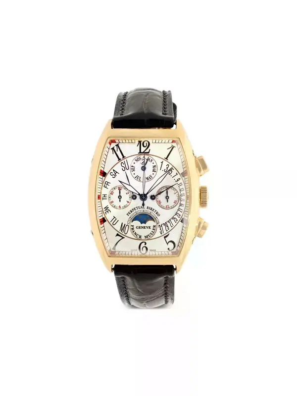 Franck Muller Cintrée Curvex Biretro 47mm Watch - White
