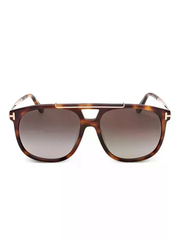 TOM FORD Browline Sunglasses - Brown