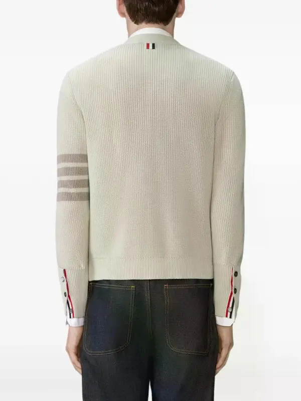 Thom Browne 4-bar Stripe Cardigan - Blue