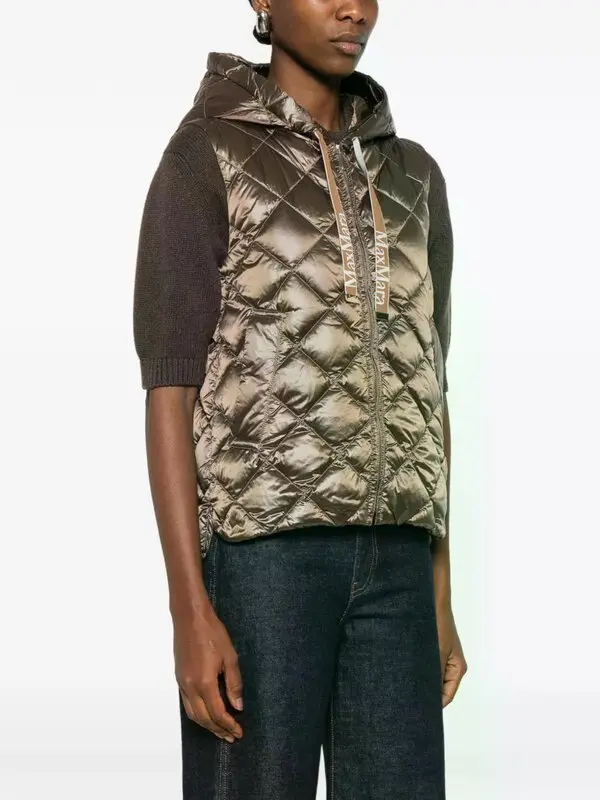 Max Mara Hooded Quilted Gilet
