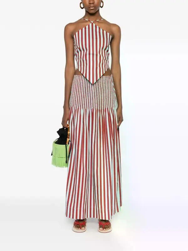 SIMONMILLER Striped Maxi Skirt
