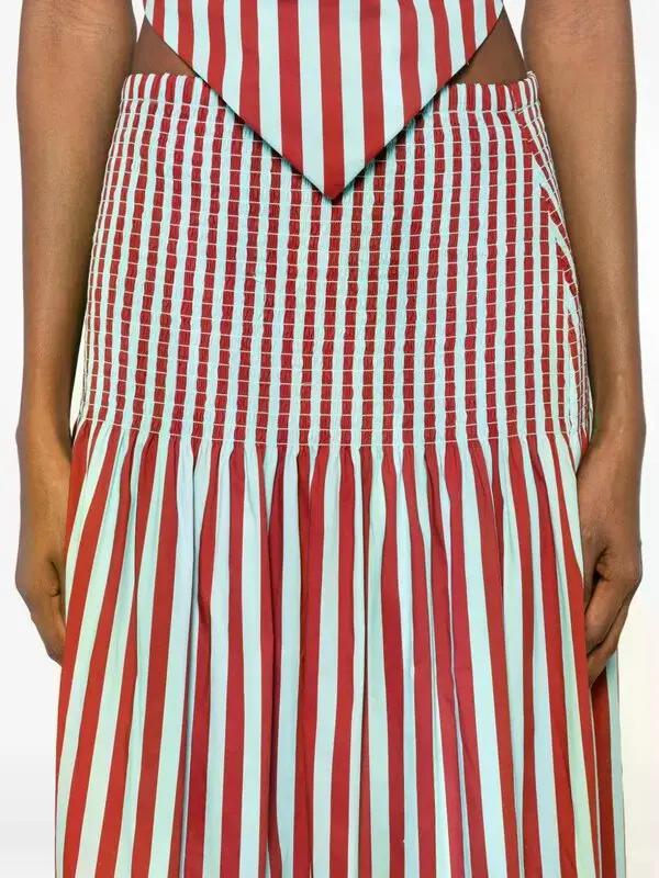 SIMONMILLER Striped Maxi Skirt