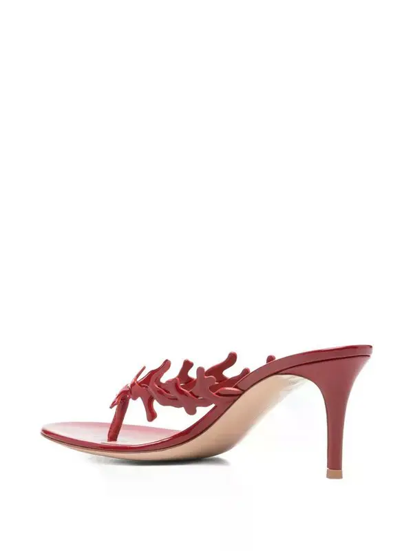 GIANVITO ROSSI Ocean Thong Sandals - Red