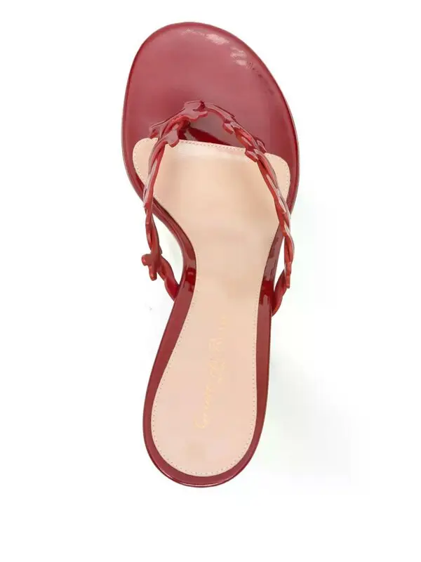 GIANVITO ROSSI Ocean Thong Sandals - Red
