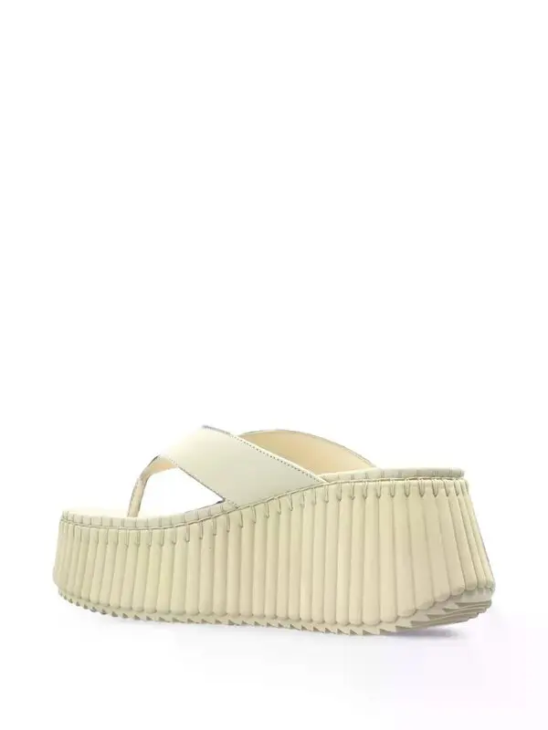 Chloé Flatform Sandals - Neutrals