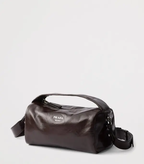 Prada Leather Cross-body Bag - Brown