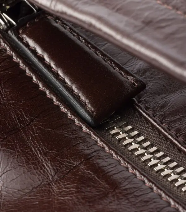 Prada Leather Cross-body Bag - Brown