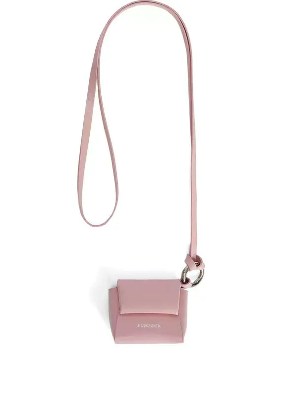 JIL SANDER Detachable Strap Folded Air Pods Case - Pink