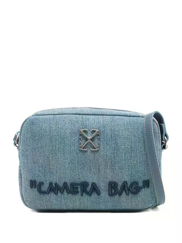 Off-White Jitney Camera Cross Body Bag With Logo Plaque