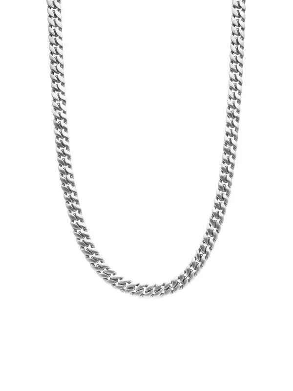 David Yurman Sterling Curb Chain Necklace