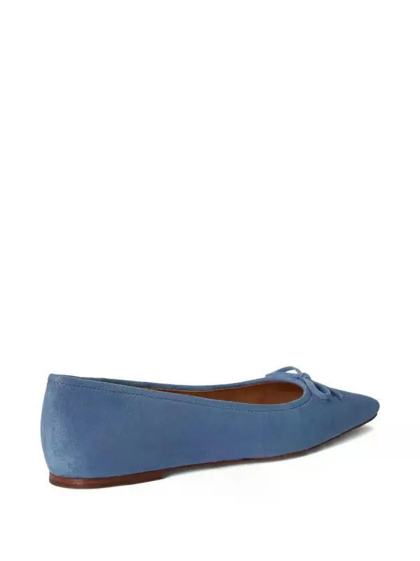 Polo Ralph Lauren Pointed Bow Ballet Flat - Blue