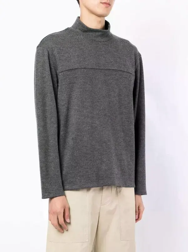 3.1 Phillip Lim Mock-neck Wool-blend Jumper