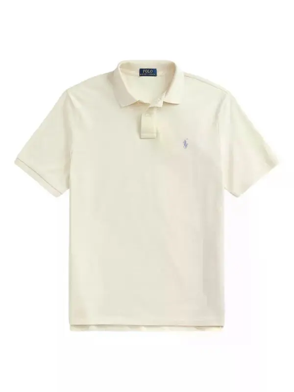 Ralph Lauren Embroidered Polo Shirt - Neutrals