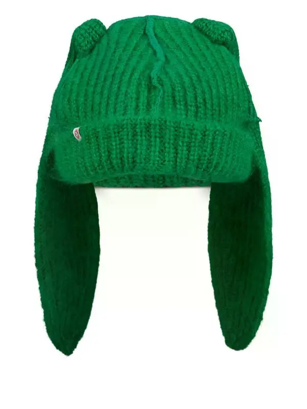 CHARLES JEFFREY Bunny Beanie - Green