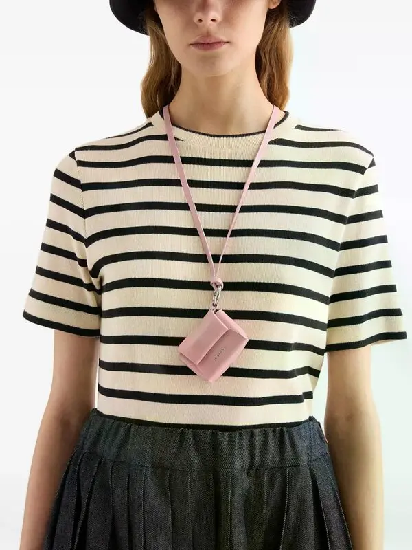 JIL SANDER Detachable Strap Folded Air Pods Case
