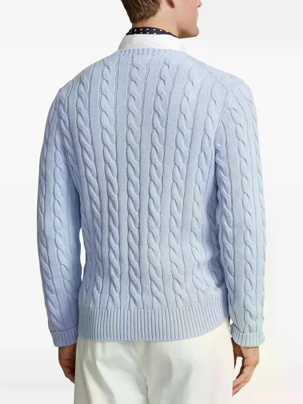 Polo Ralph Lauren Cable-knit Embroidered Sweater