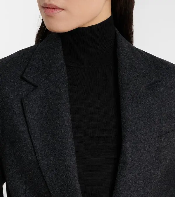 TOTEME Wool-blend Flannel Blazer