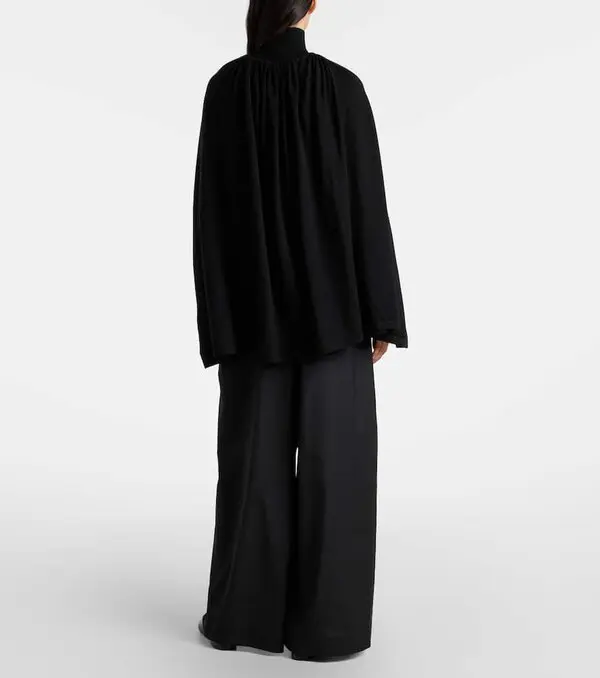 TOTEME Wool And Silk Jersey Cape