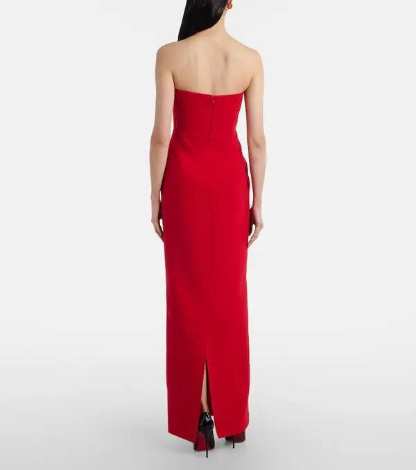 THE NEW ARRIVALS ILKYAZ OZEL Noa Bow-detail Strapless Gown