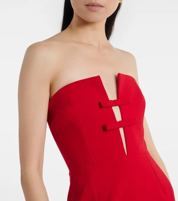THE NEW ARRIVALS ILKYAZ OZEL Noa Bow-detail Strapless Gown