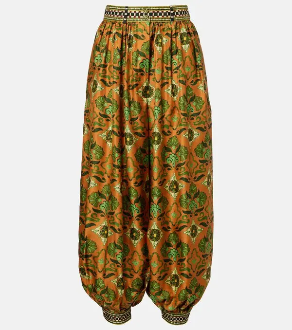 ALEMAIS Alémais Cece Floral Tapered Pants - Multicoloured