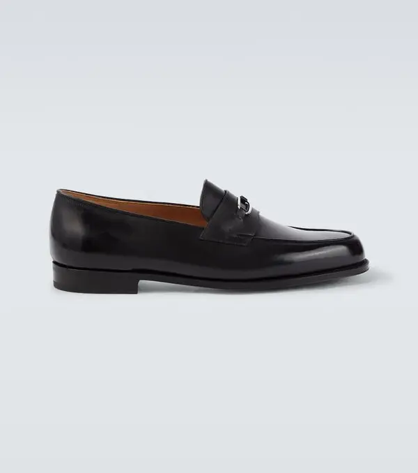 John Lobb Lopez Leather Loafers