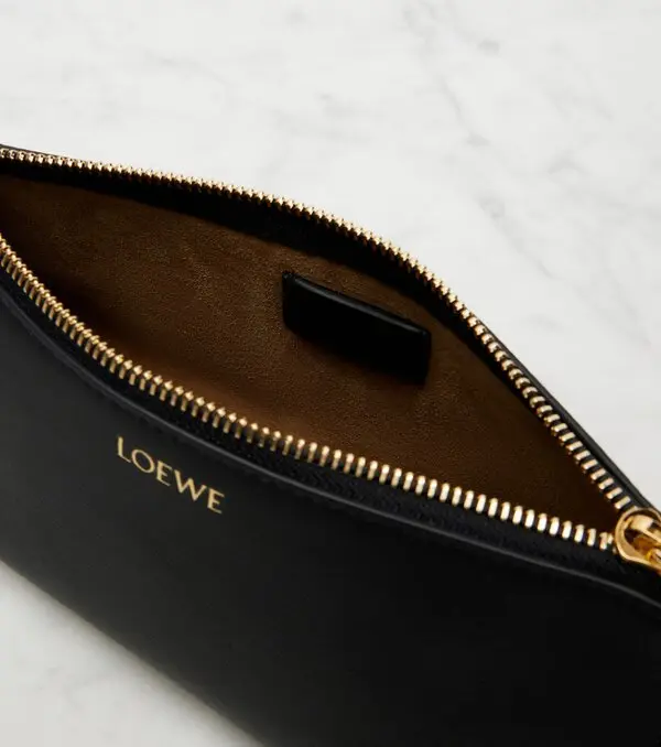 Loewe Glim Mini Leather Shoulder Bag - Black