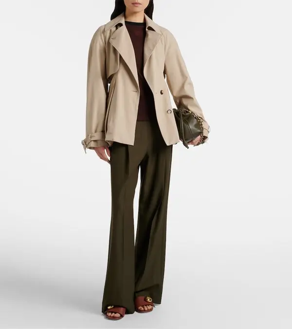 Loewe Pebble Anagram Leather Mules - Brown