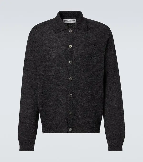 Our Legacy Evening Alpaca-blend Cardigan - Grey