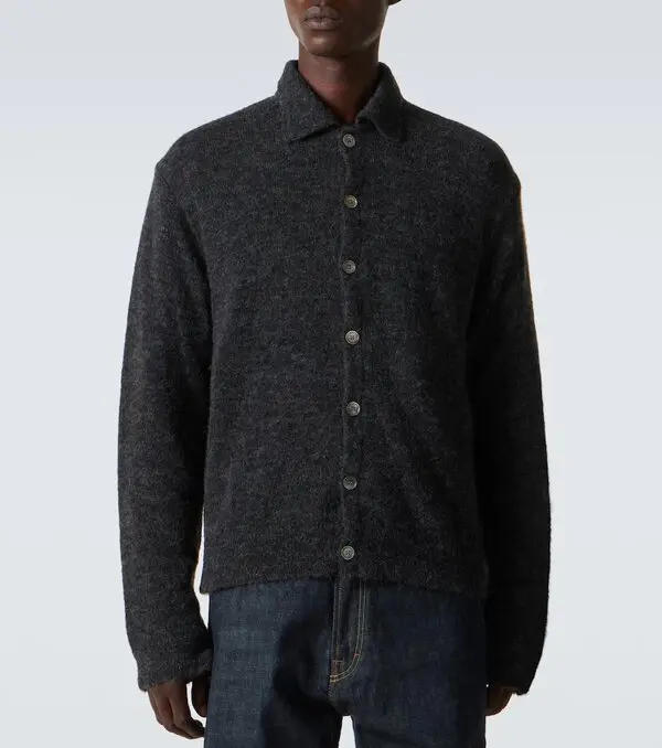 Our Legacy Evening Alpaca-blend Cardigan - Grey