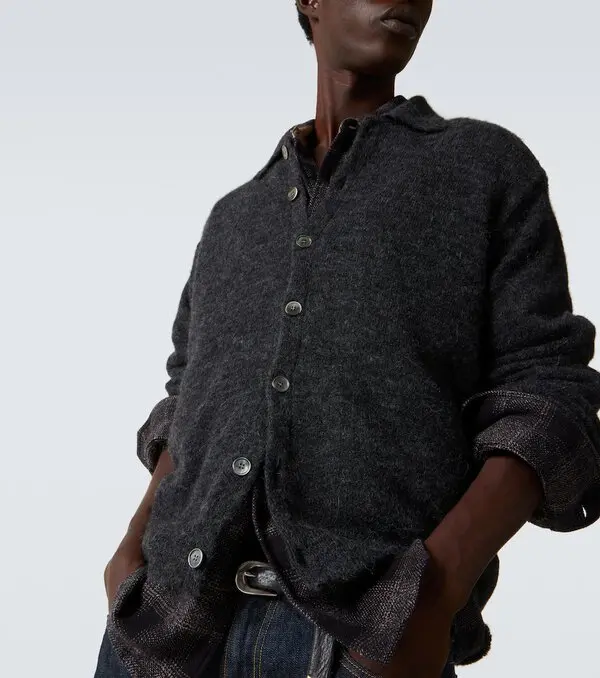 Our Legacy Evening Alpaca-blend Cardigan - Grey