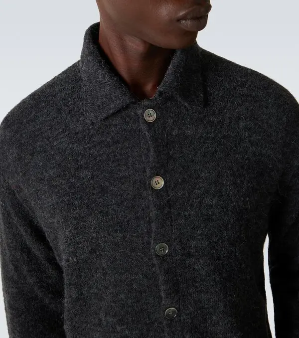 Our Legacy Evening Alpaca-blend Cardigan - Grey