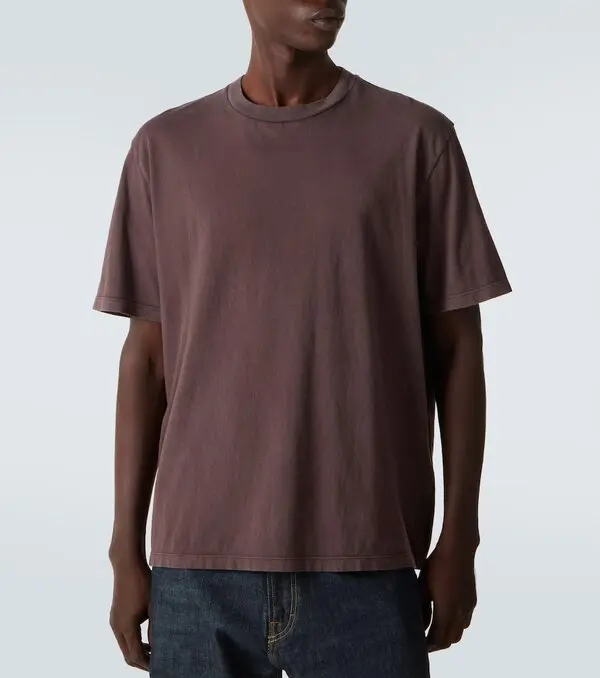 Our Legacy Box Cotton Jersey T-shirt - Brown