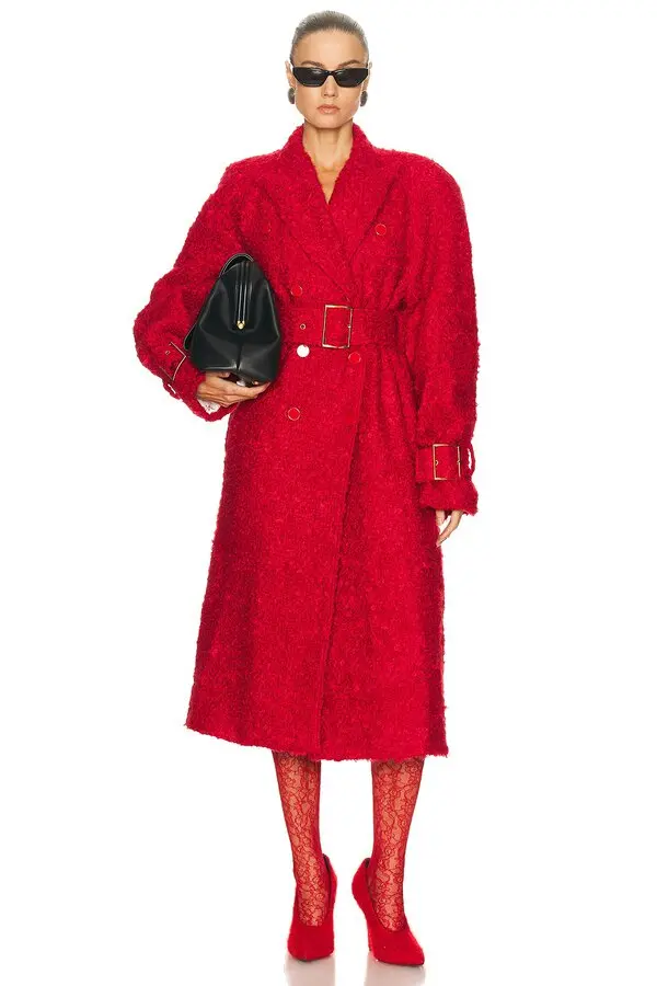 ROWEN ROSE Long Belted Coat