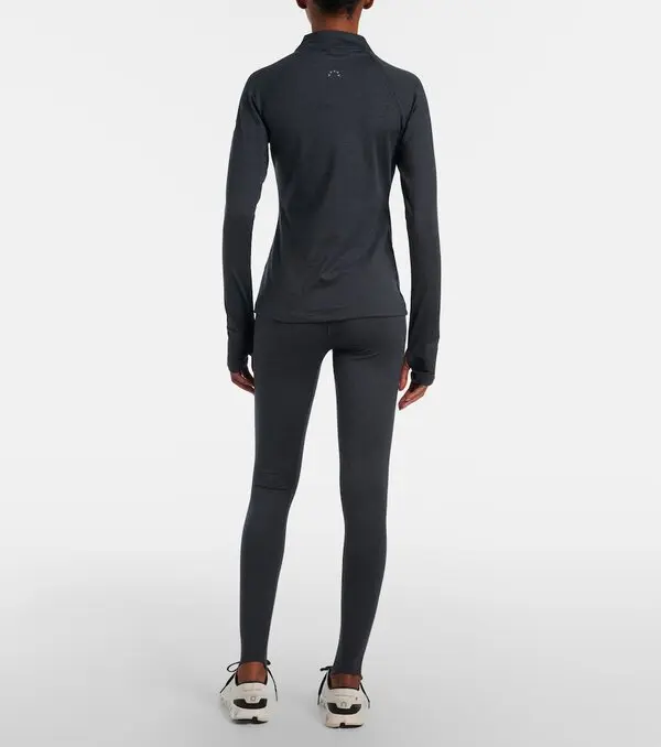 Varley Always Warm Jersey Stirrup Leggings - Black