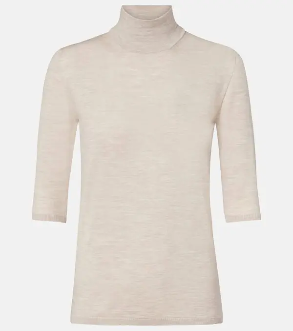 Max Mara Boa Virgin Wool Turtleneck Top